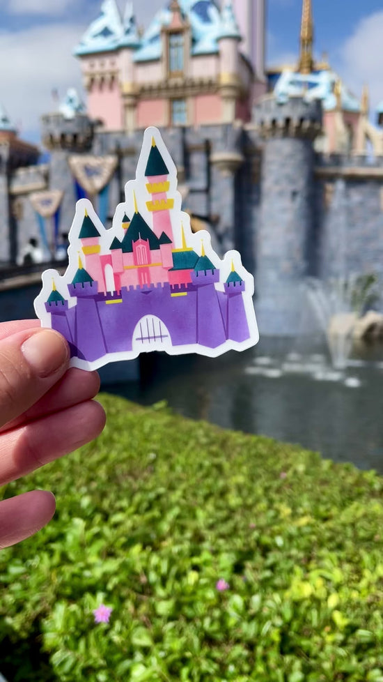 Pastel Disney Castle Sticker | Waterproof Vinyl + Free Shipping ...